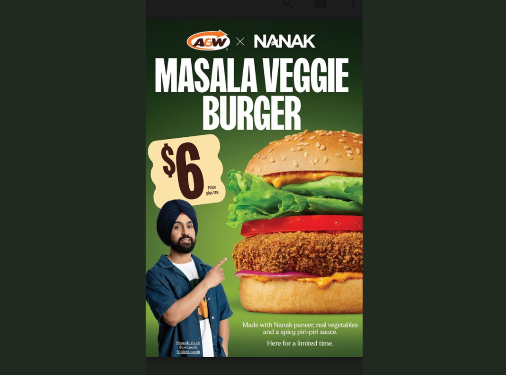 A&W Partners with Nanak Foods to Launch South Asian-Inspired Masala ...